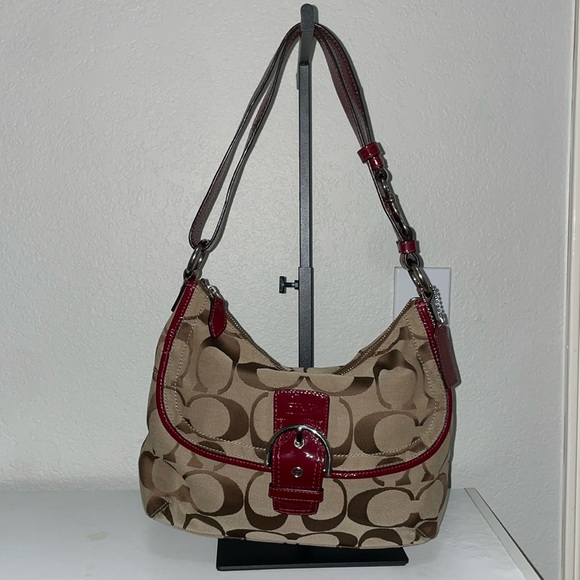 Coach | Bags | Coach Soho Signature Jacquard Convertible Hobo Crossbody ...